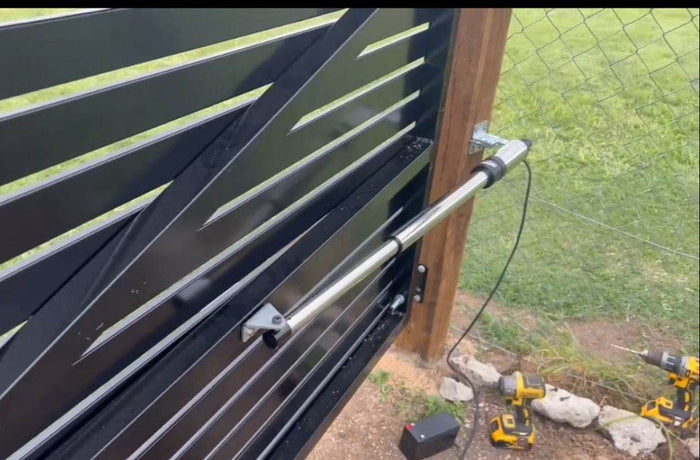 GateHouse Heavy Duty Double Solar Swing Gate Kit Australian Designed