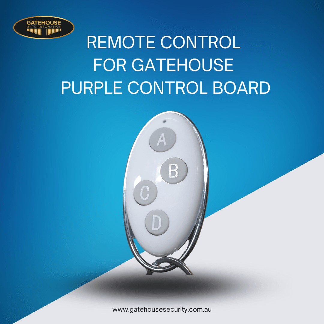 Gatehouse Remote Control for the New Purple Control Board