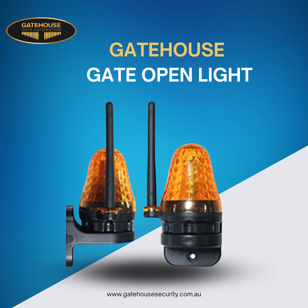 Flashing Light Wireless Activated For Gatehouse Swing Or Slide Only