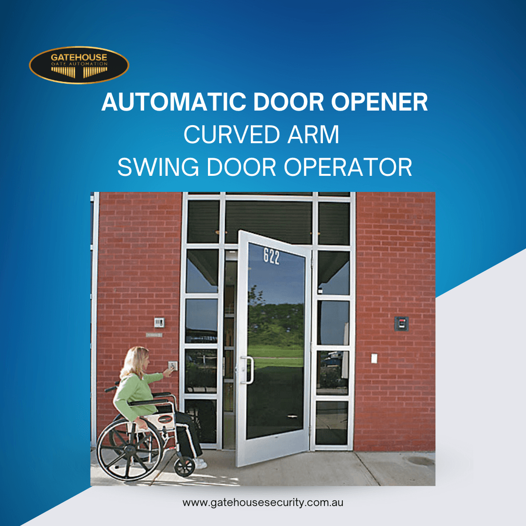 Automatic Door Opener Curved Arm Swing Door Operator For Intelligent A