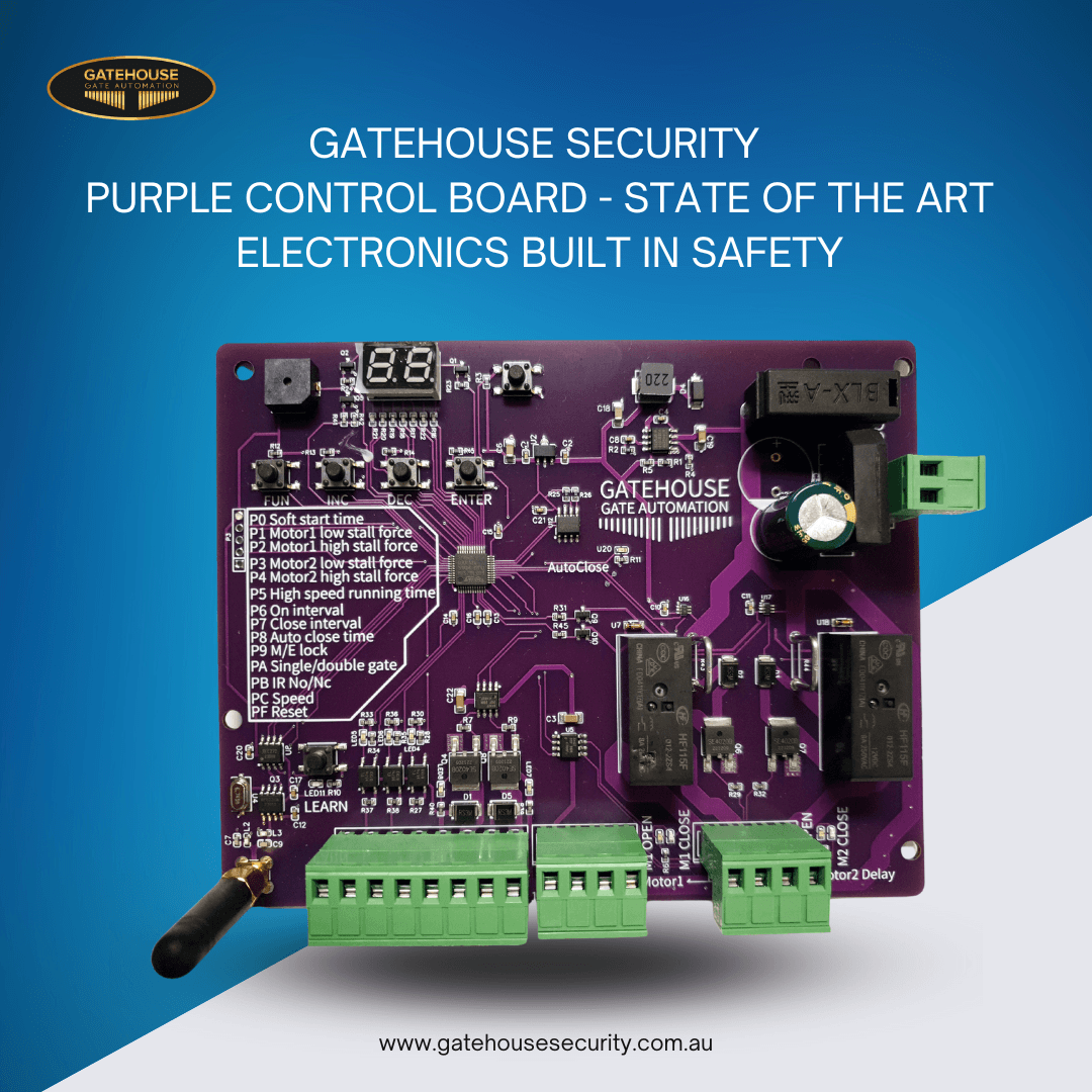 Gatehouse Security Purple Control Board - State Of The Art Electronics