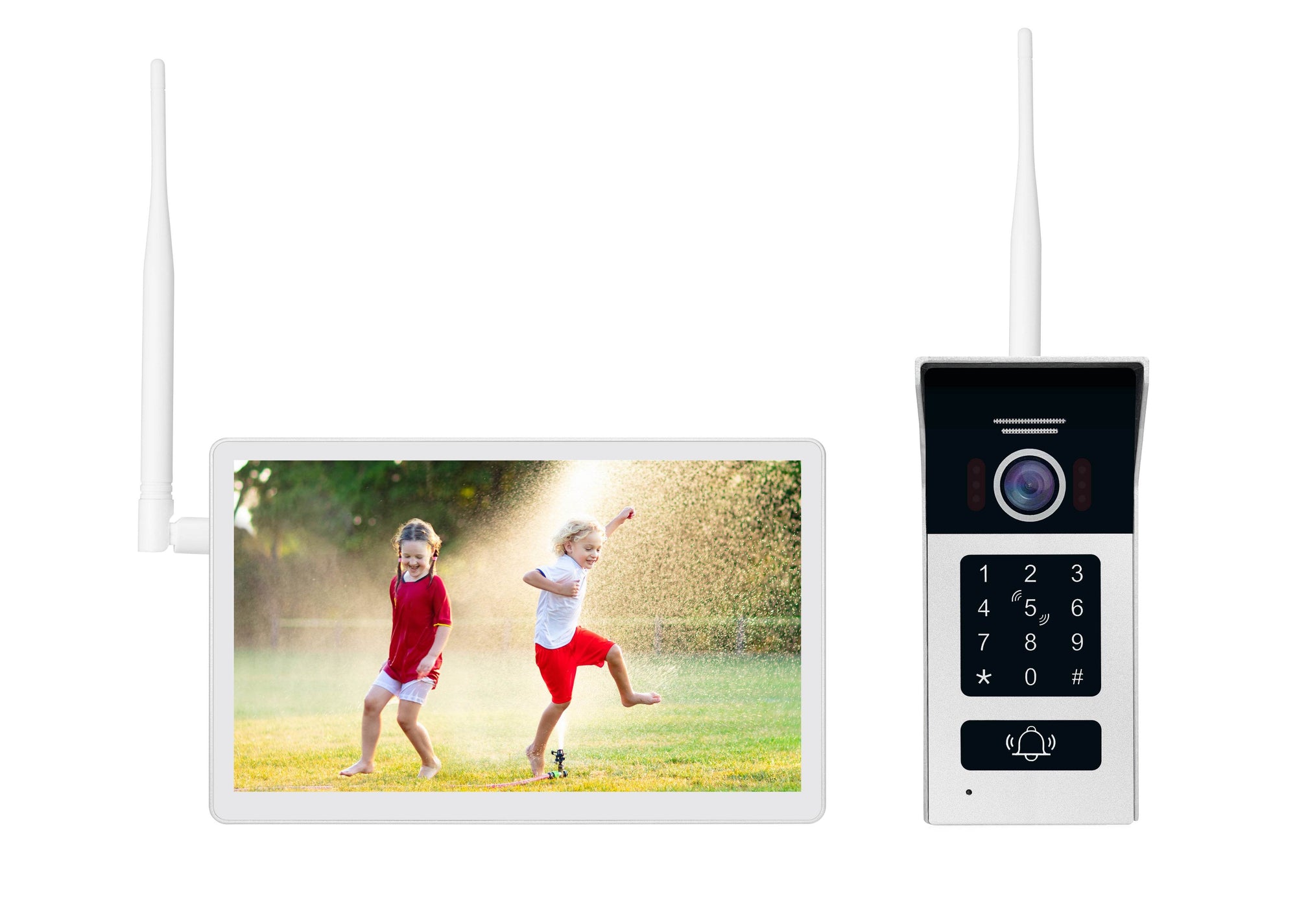 Wireless Video Intercom with House Monitor up to 250m Range Latest Mod