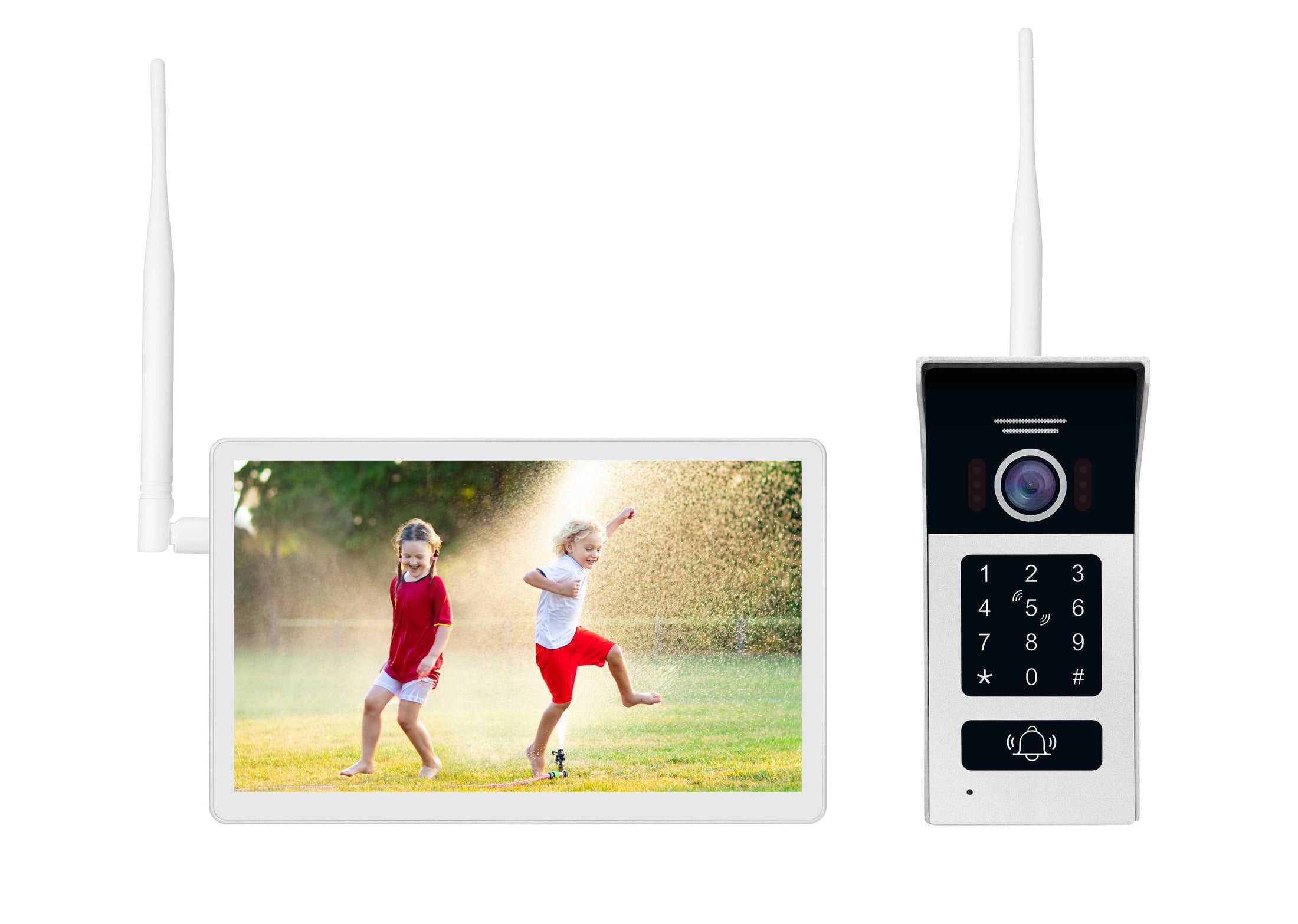 Wireless Video Intercom with House Monitor up to 250m Range Latest Mod