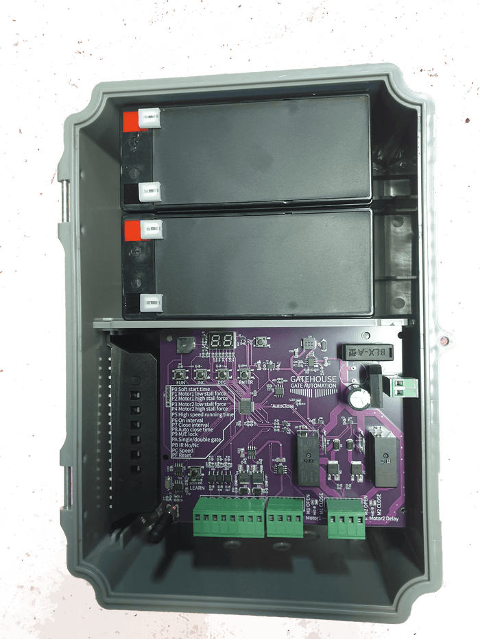 GateHouse Heavy Duty Double Solar Swing Gate Kit Australian Designed